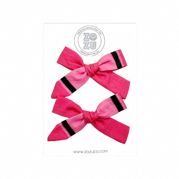 Fuchsia Crayon :: Mini Explorer Pigtail Set – ZoZu Co
