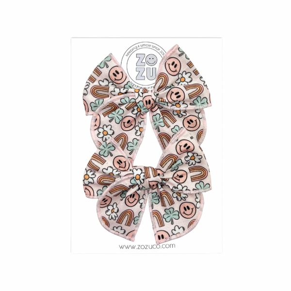 St. Patty Smiles :: Mini Traveler Pigtail Set – ZoZu Co